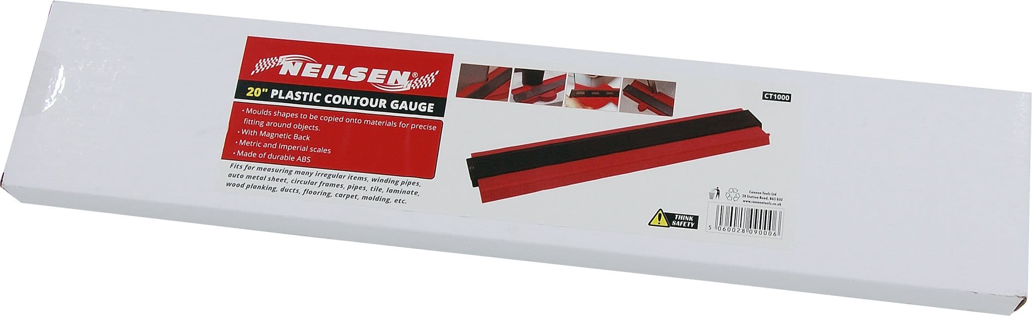 20 Plastic Contour Gauge Profile Edge Shaping Tool