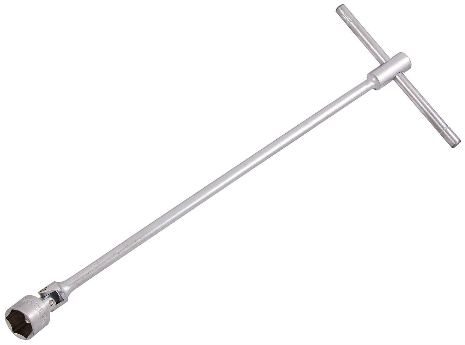 21mm Universal Socket Joint T Bar Wrench With Sliding Handle 400mm Long