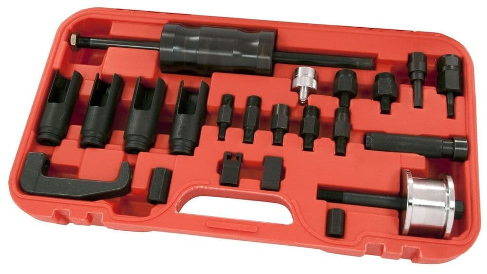23Pc Diesel Injector Puller Remover Tool Master Kit Bosch Delphi Denso ...