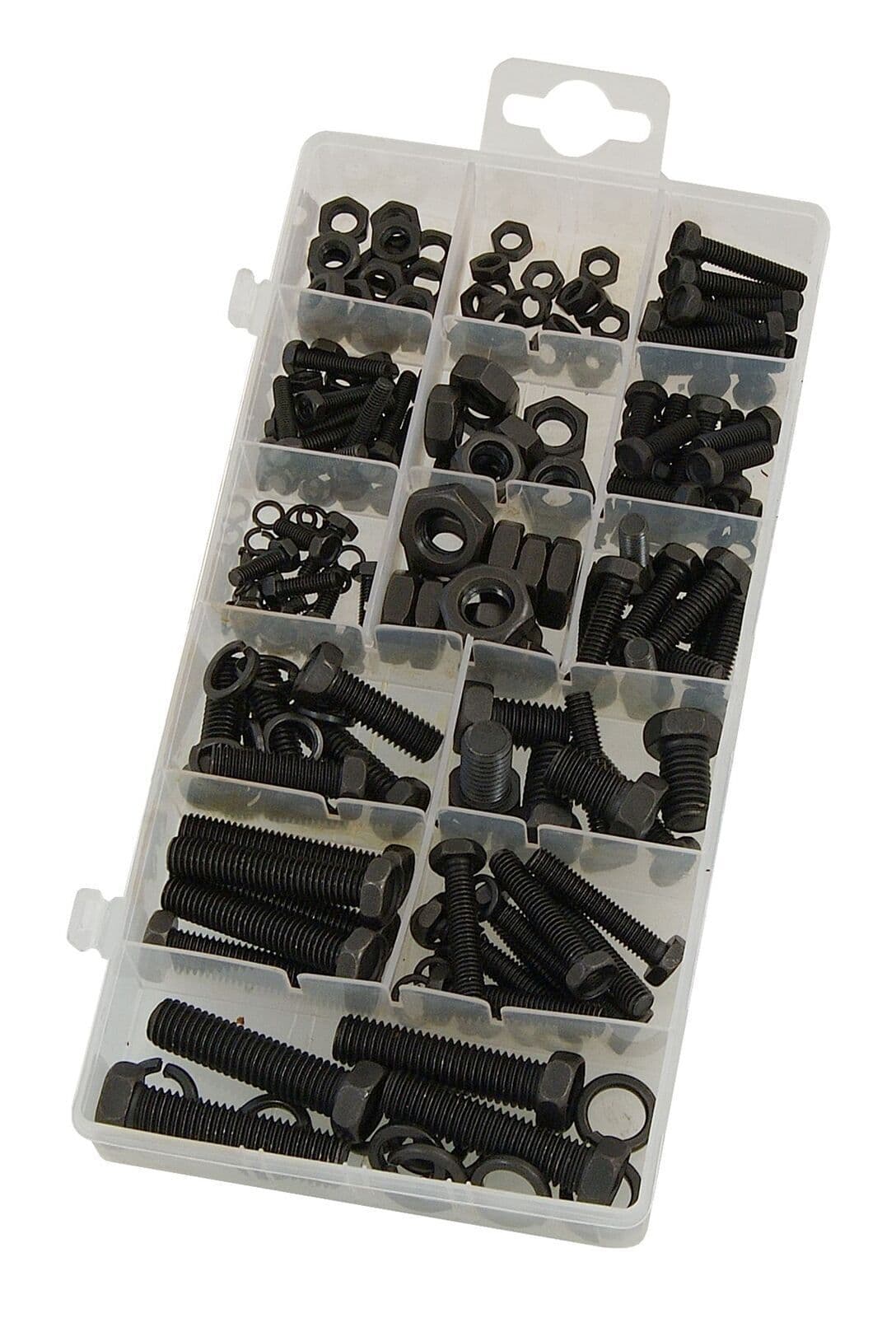 240 Piece Nuts And Bolts Set Assortment Of M3 M4 M5 M6 M8 & M10 Bolts ...