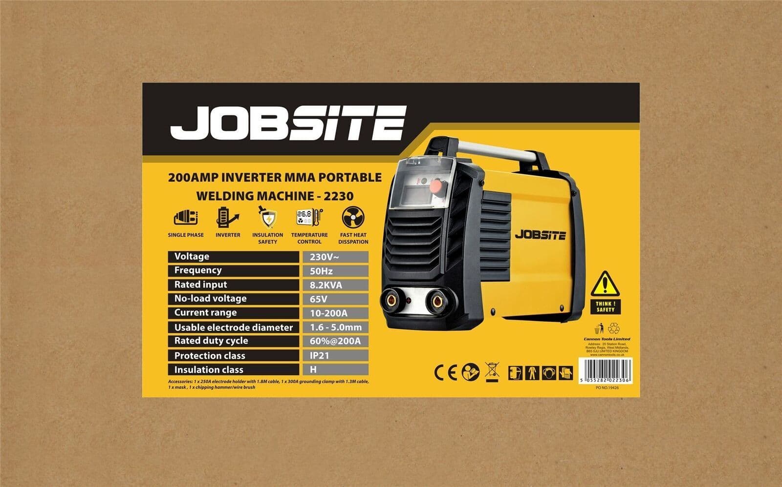 240V Electric Stick Arc Welder Machine 250 Amp