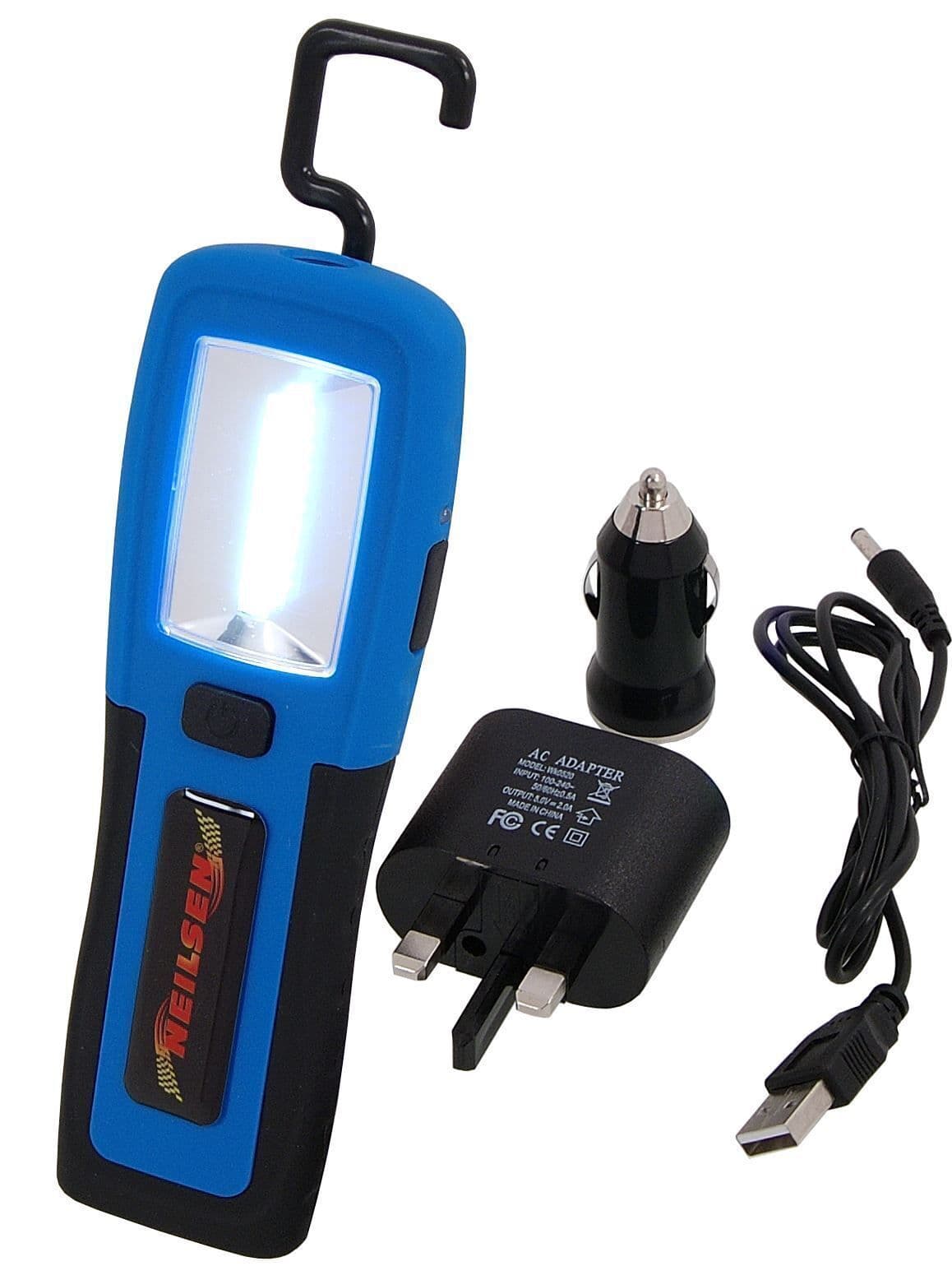 2W Rechargeable Cob Led Work Light & Inspection Lamp - Magnetic