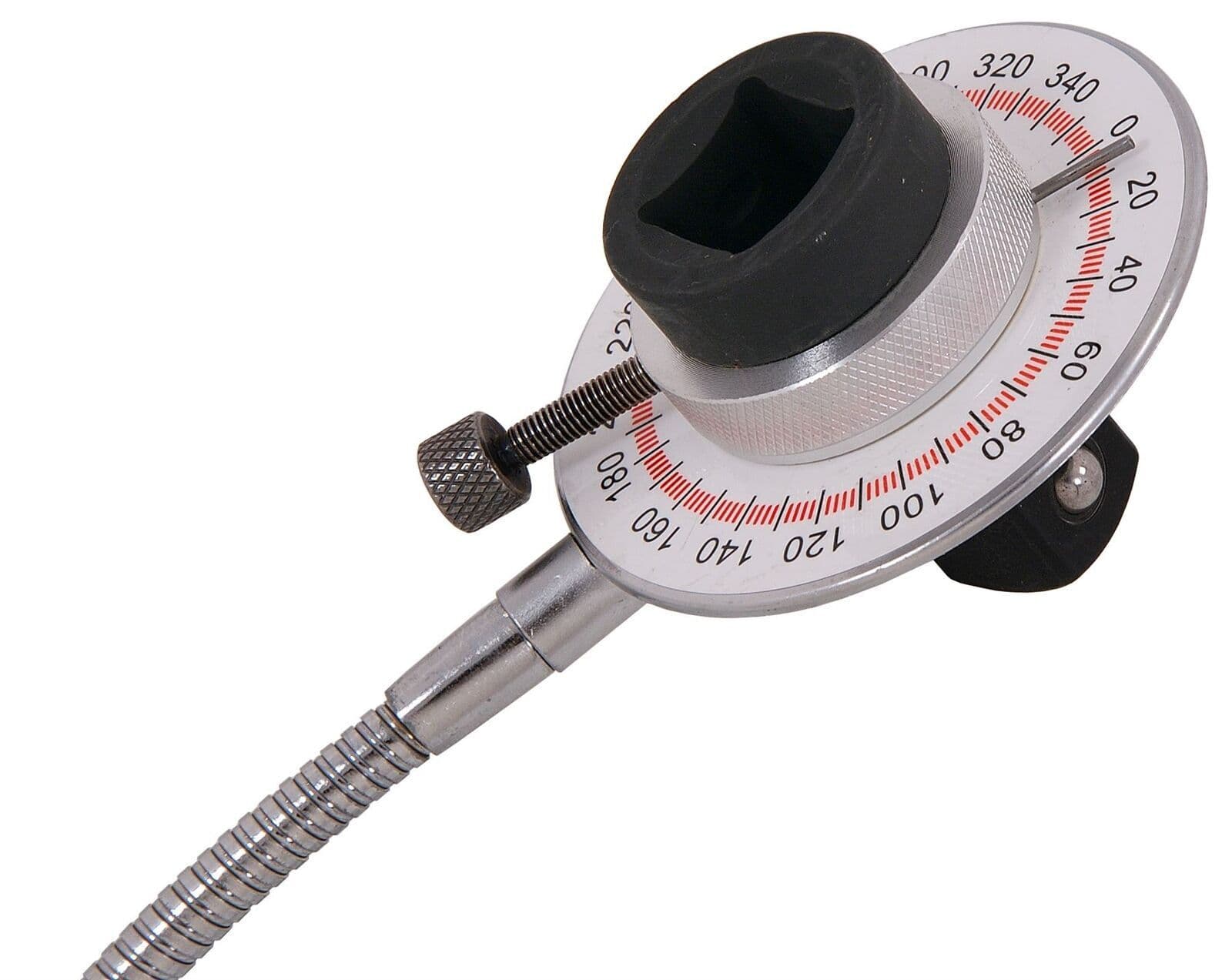 3/4" Drive Torque Angle Gauge With Flexible Arm & Magnetic Head
