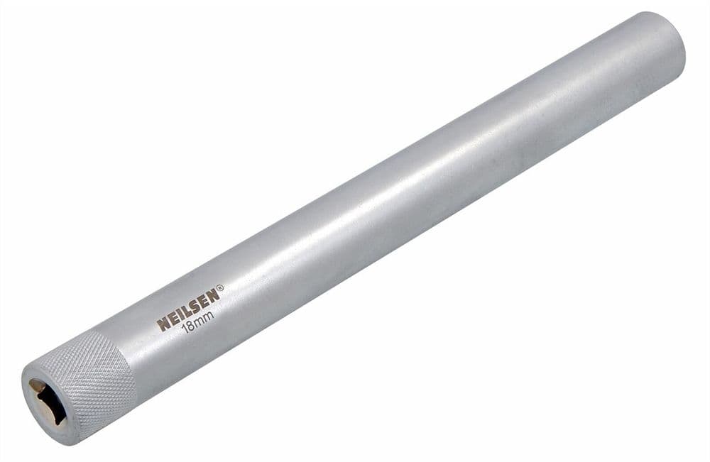 3/8 Drive Extra Long Spark Plug Socket 18mm X 250mm