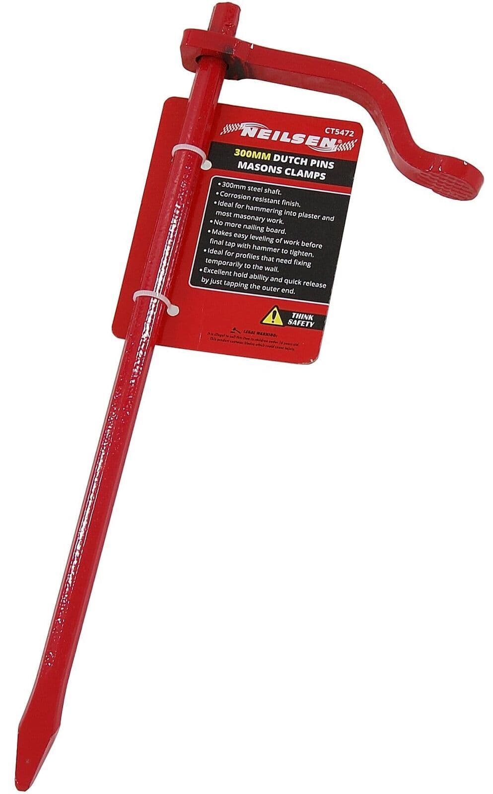 300mm Dutch Pins Masons Clamps Pegs