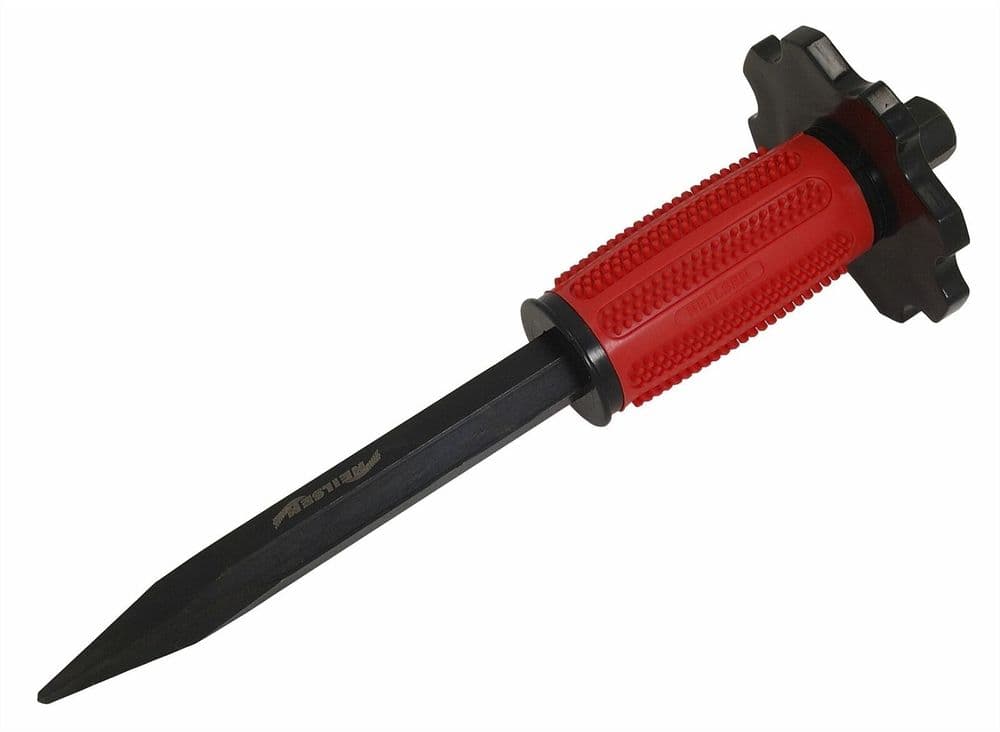 300mm Pointed Cold Chisel With Hand Guard For Brickwork
