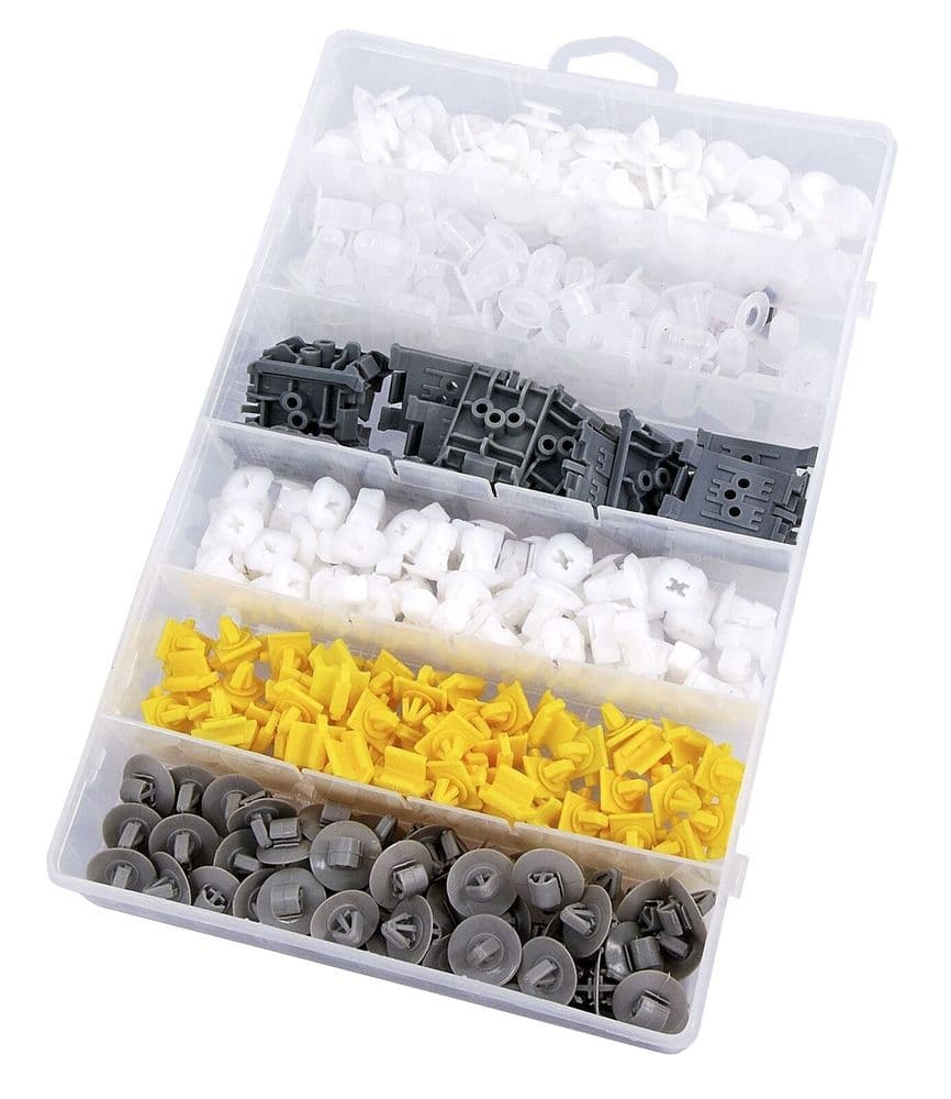 300Pc Renault Car Trim Body Fastener Clips Push Rivets Retainer Door ...