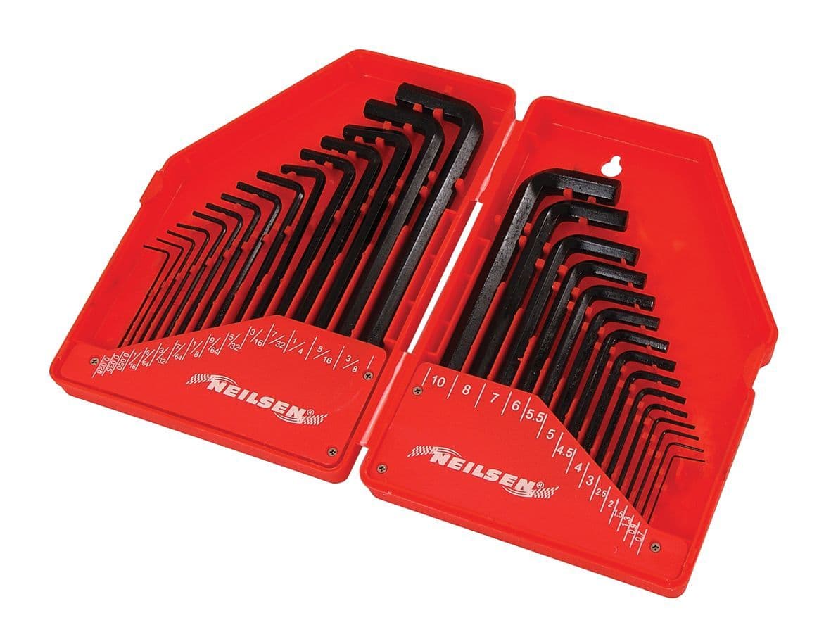 30Pc Hex Allen Key Set - Metric And Imperial