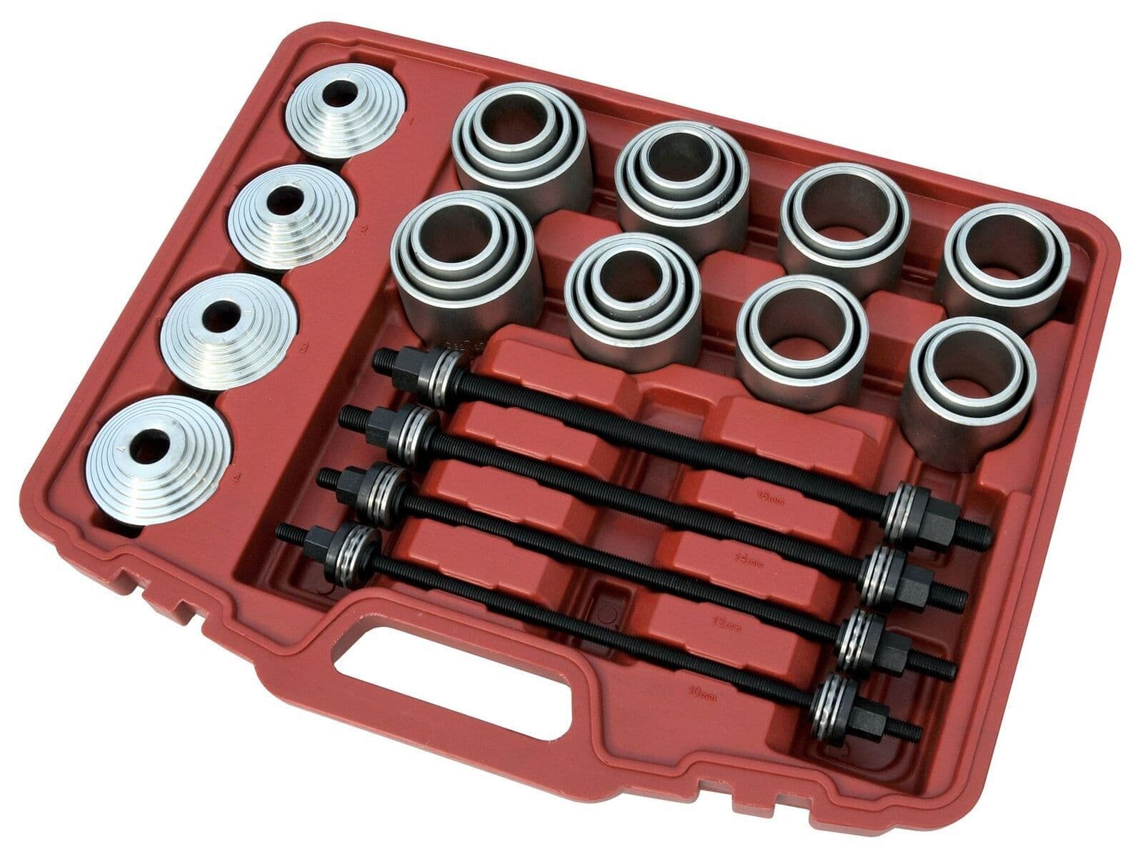 30Pc Universal Press And Pull Sleeve Kit Bush Bearing Removal Insertion ...