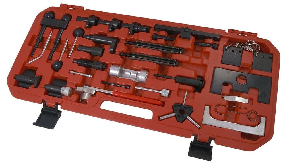 34Pcs Engine Belt Adjust Locking Timing Tool Kit For Audi Vw Vag Petrol ...