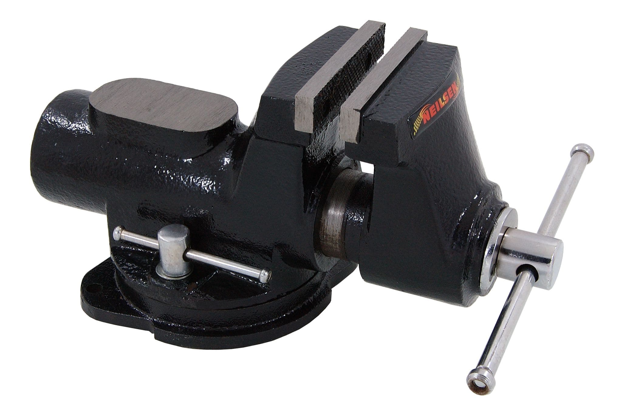4" 100mm Cylinder Swivel Bench Vice With Anvil Pad
