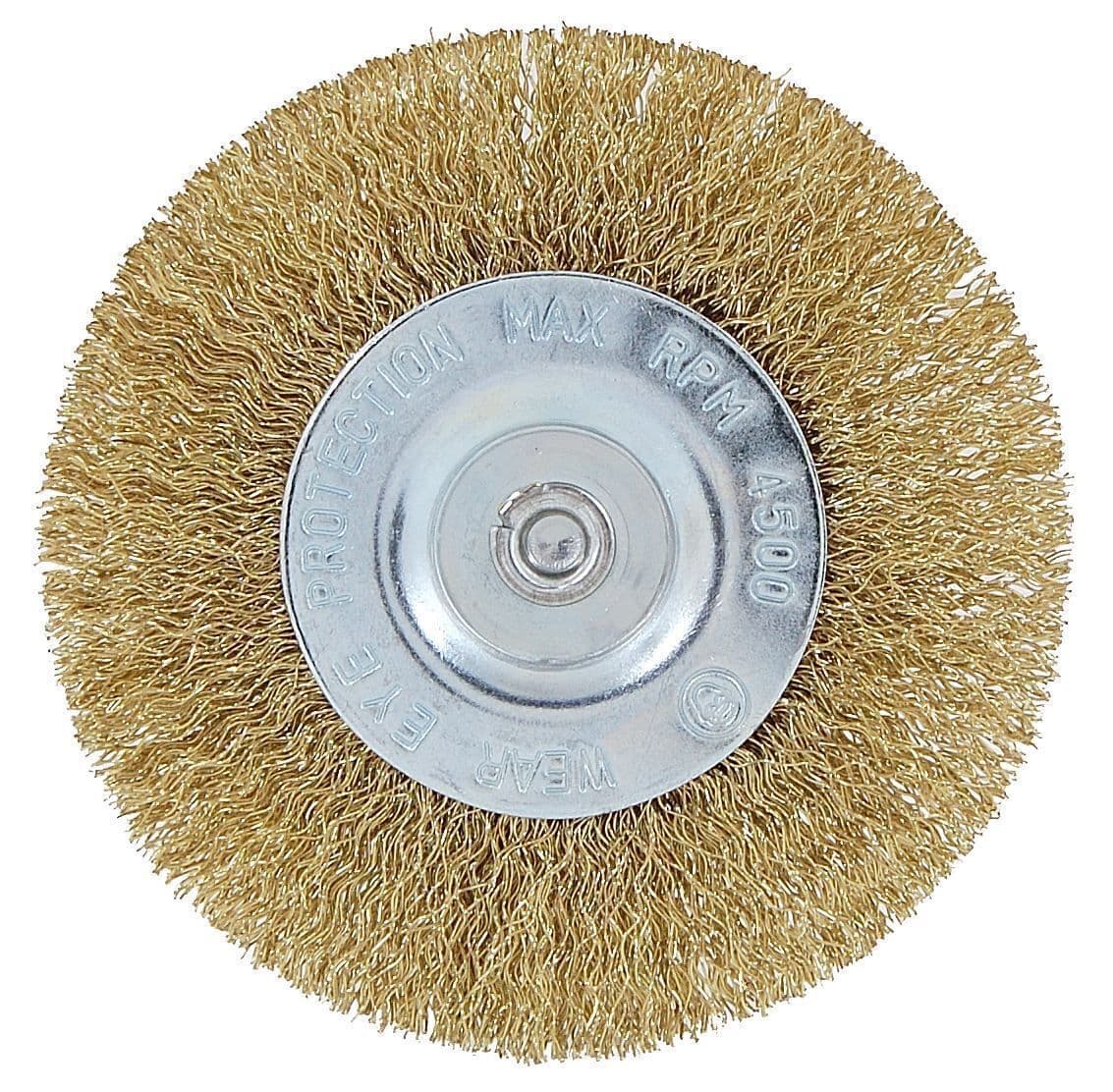 4" 100mm Steel Rotary Wire Wheel