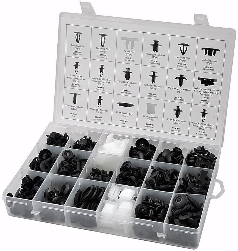 408Pc Nissan Car Trim Body Fastener Clips Push Rivets Retainer Door ...