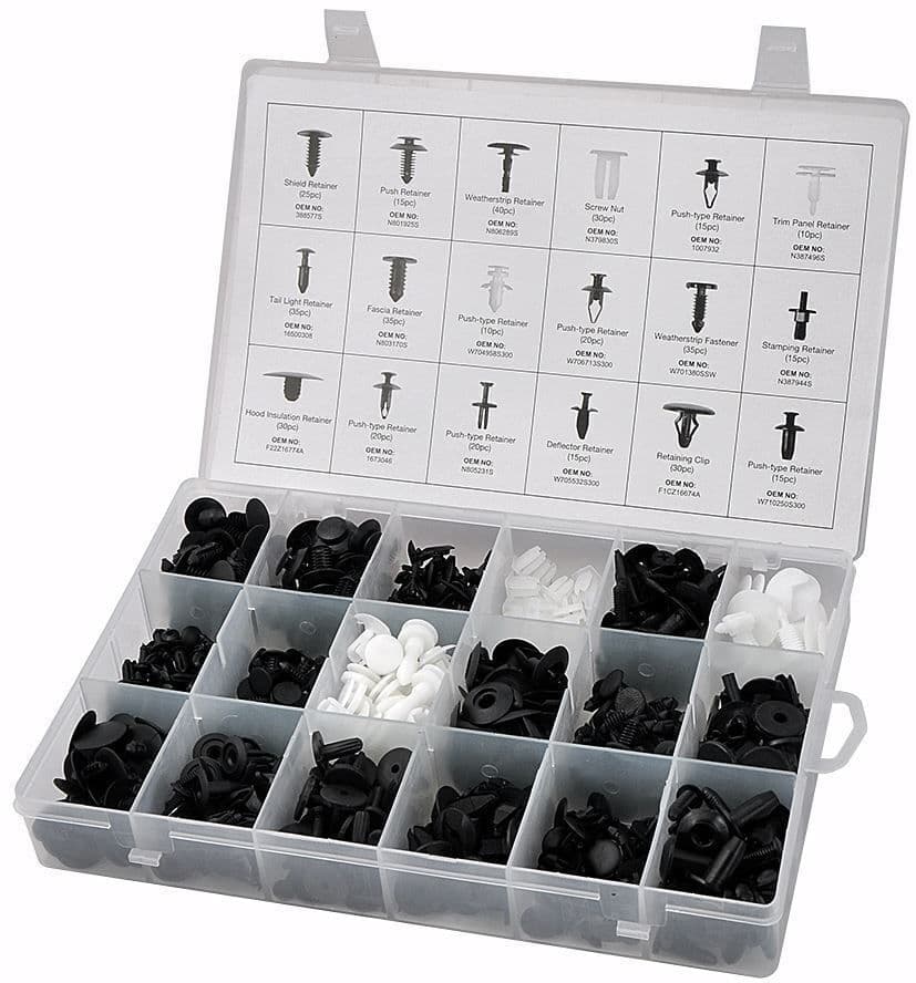 415Pc Ford Car Trim Body Fastener Clips Push Rivets Retainer Door Panel ...