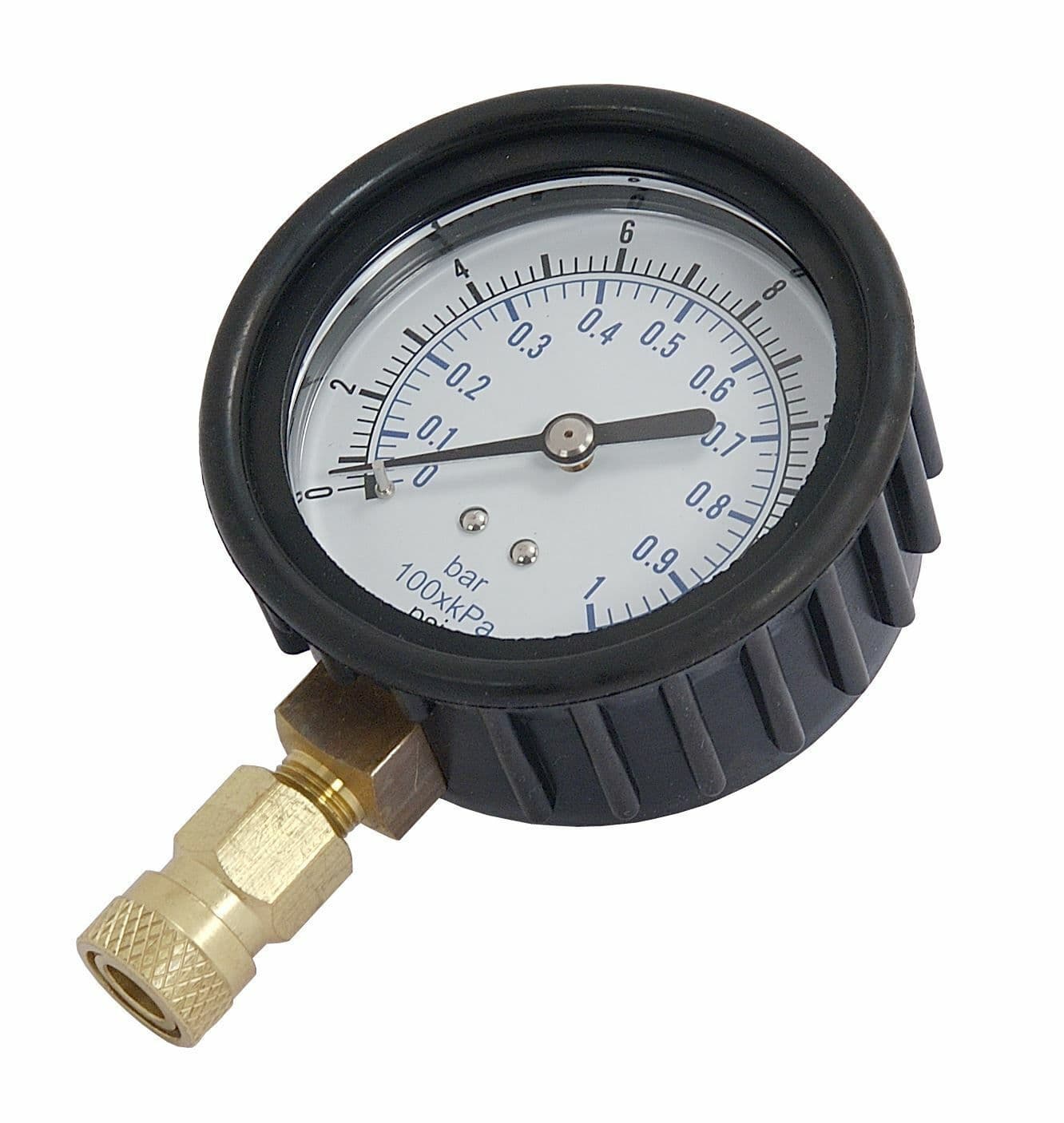 41Pc Master Fuel Injection Injector Pressure Test Tester Tool Kit & Gauge