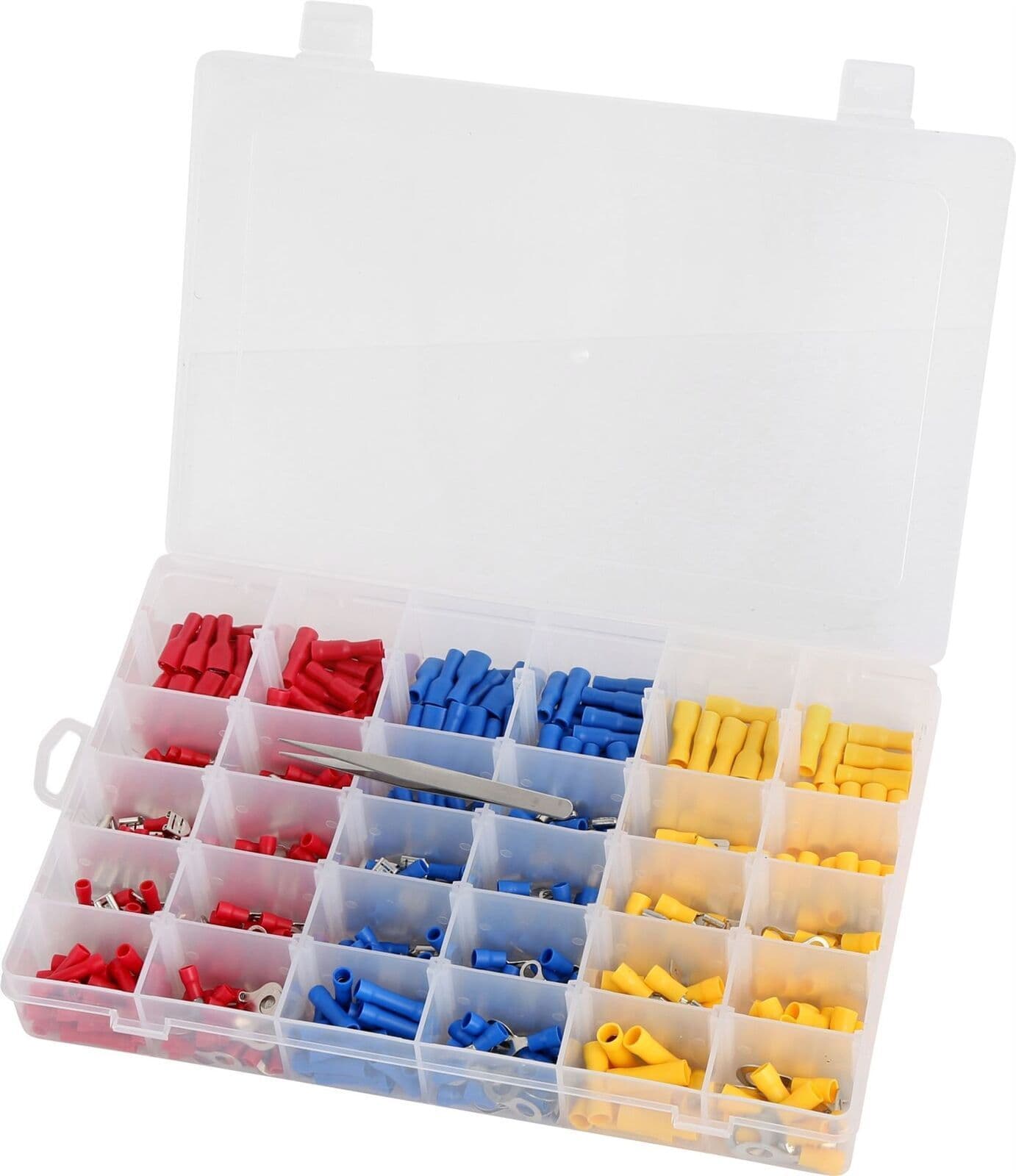 480Pcs Car Wire Assorted Insulated Electrical Terminals Connectors ...