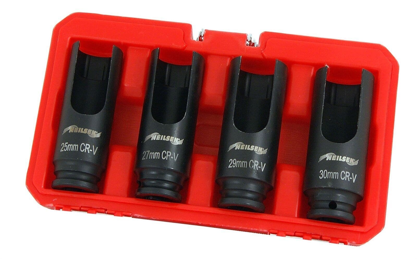 4Pc Diesel Injector Socket Set For Electrical Unit Oxygen Sensor 25 27 ...