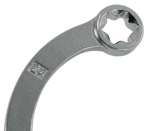 4Pc E-Star C Shaped Obstrction Spanner Set Metric Star Wench E6 - E24