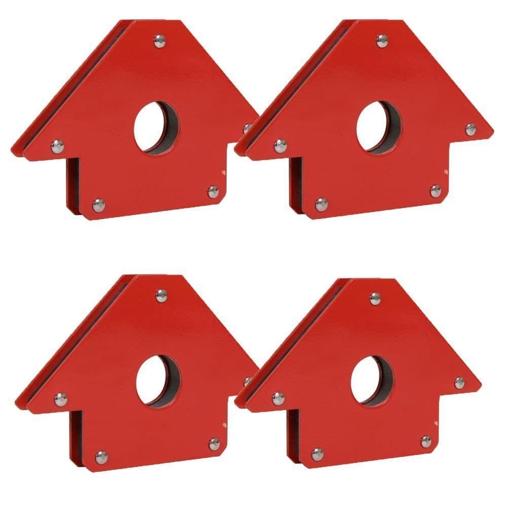 4X 50Lb Magnetic Magnet Arrows Welder Welding Holder 3 Angles Soldering