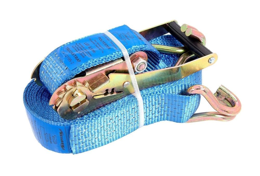 5 Ton Heavy Duty Ratchet Tie Down Straps 10 Metre X 50 mm
