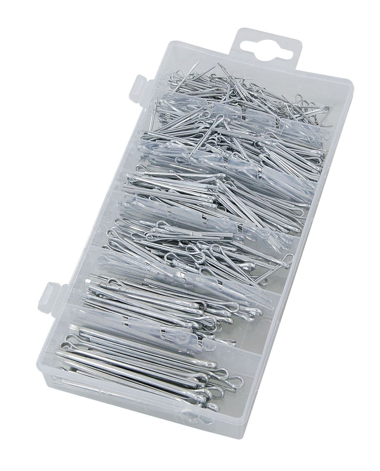 500 Piece Trade Cotter Pins Split Pin Assortment Box Kit Set