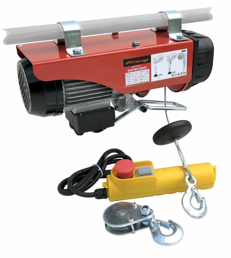 500W Scaffold Winch Electric Hoist Lifting 125Kg - 250Kg Workshop ...