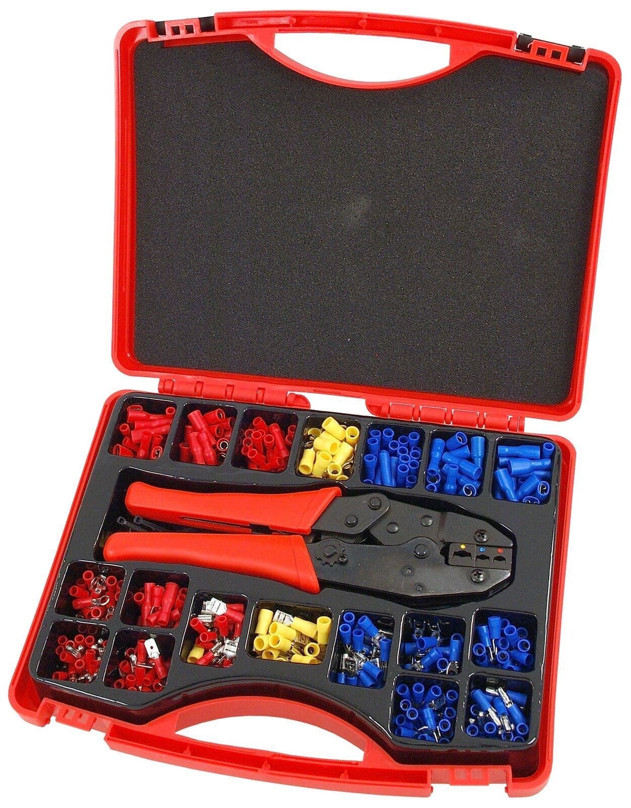 552Pc Ratcheting Crimping Tool & Terminal Set For Electrical Wire Terminals