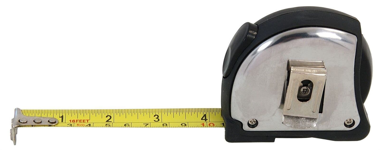 5M Retractable Metal Tape Measure Metric & Imperial Measuring 16Ft