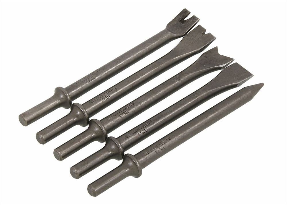 5Pc Air Hammer Chisel Accessory Set