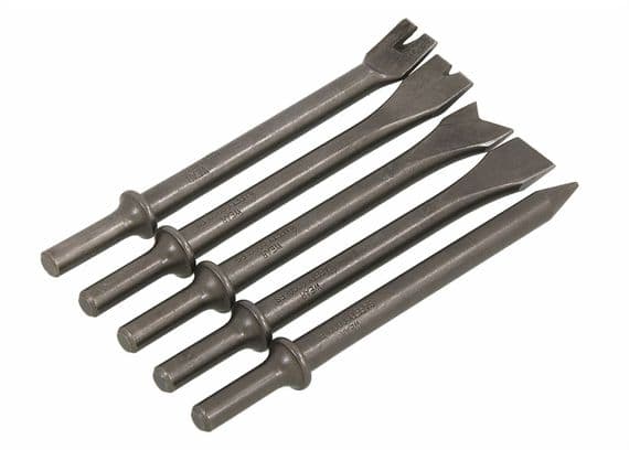 5Pc Air Hammer Chisel Accessory Set