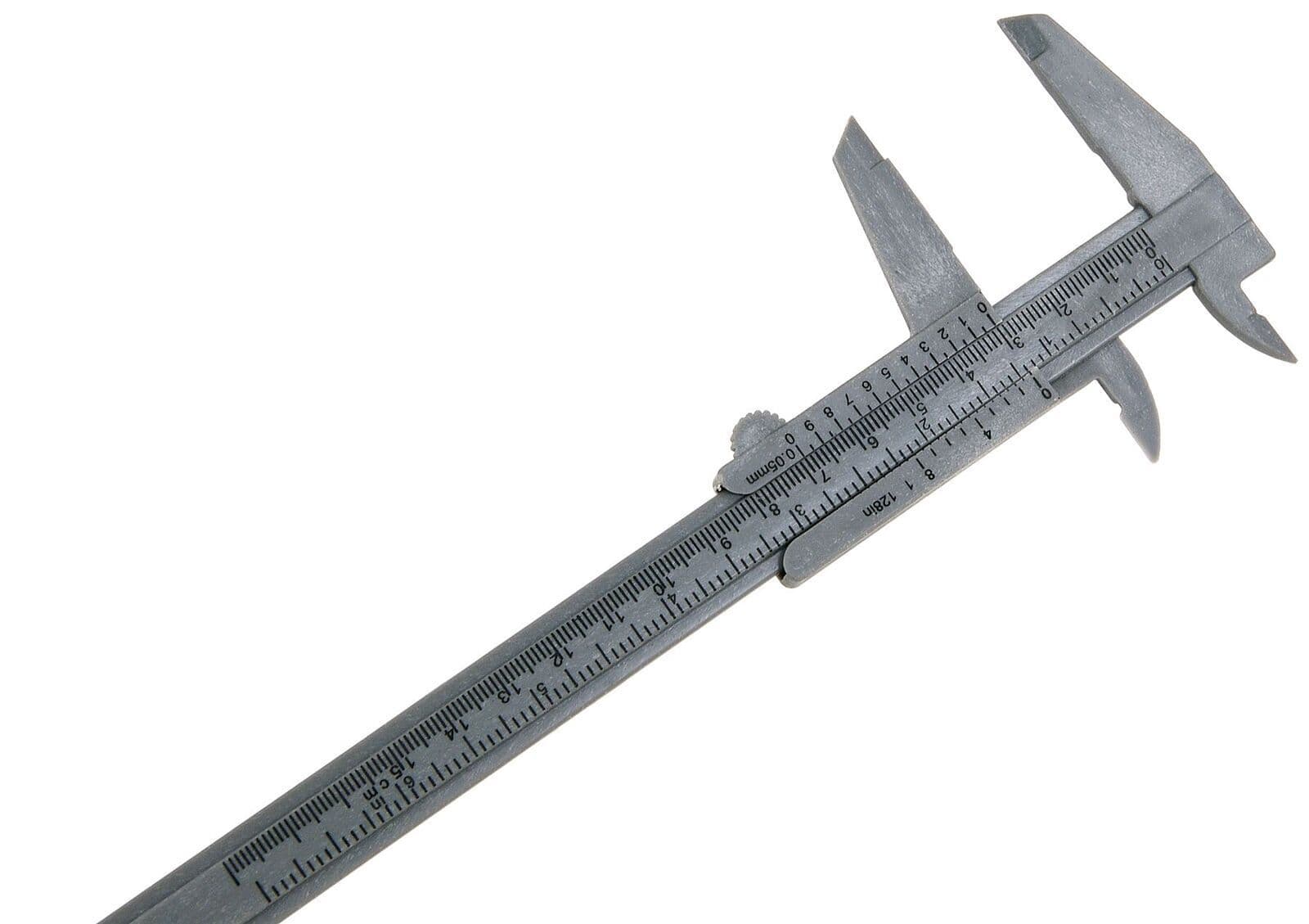6" 150mm Plastic Caliper Vernier Gauge