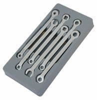 6 Piece Brake Spanner Tool Set - Square And Hex - Metric And Imperial