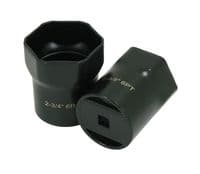 6-Point 1/2& x22; Drive Wheel Bearing Locknut Socket Set