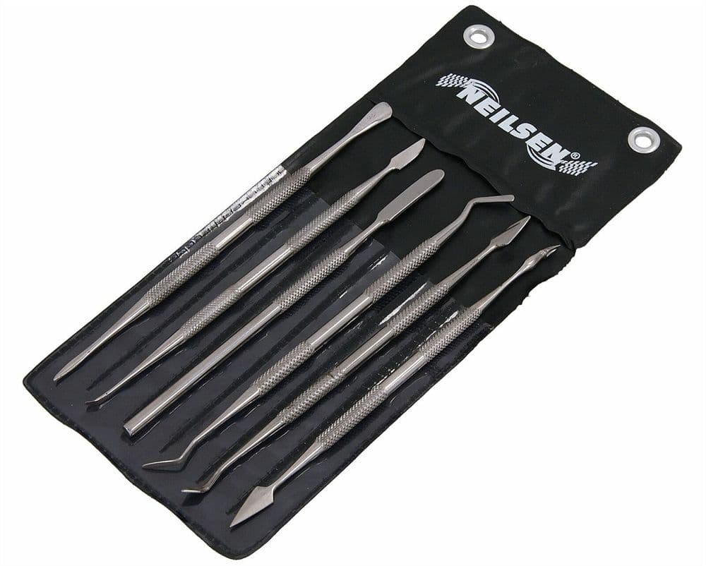 6Pc Wax Carving Chisel Tool Set Craft Clay Sculpting Modelling