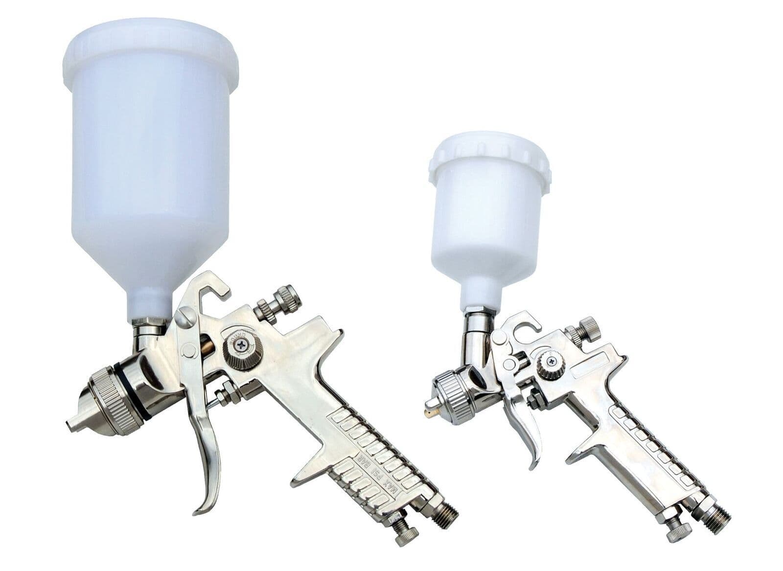 7 Piece Air Spray Gun Kit - Hvlp Spray Gun Mini Spray Gun Regulator And ...