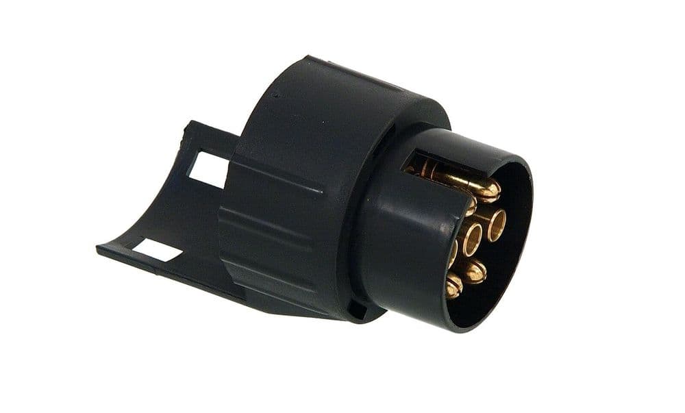 7 To 13 Pin Plug Trailer Truck Electric Adapter Towbar Towing Socket ...