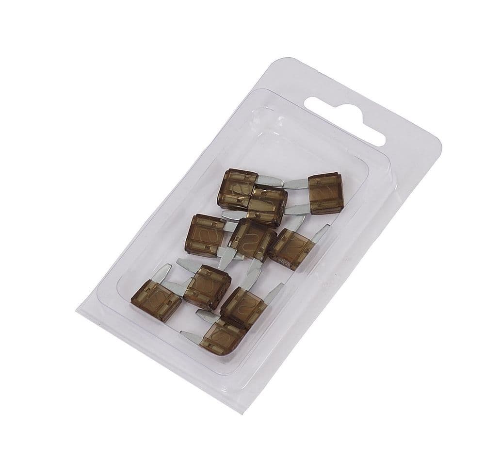 7 5 Amp Mini Blade Fuse For Car Bike Quad- 10 Pieces