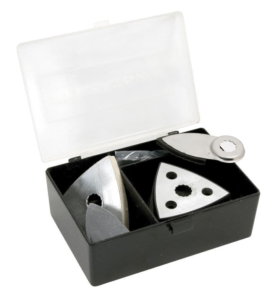 75Pc 60-240 Grits Mix Sanding Paper & 2Pc Sanding Pad Oscillating Multi ...