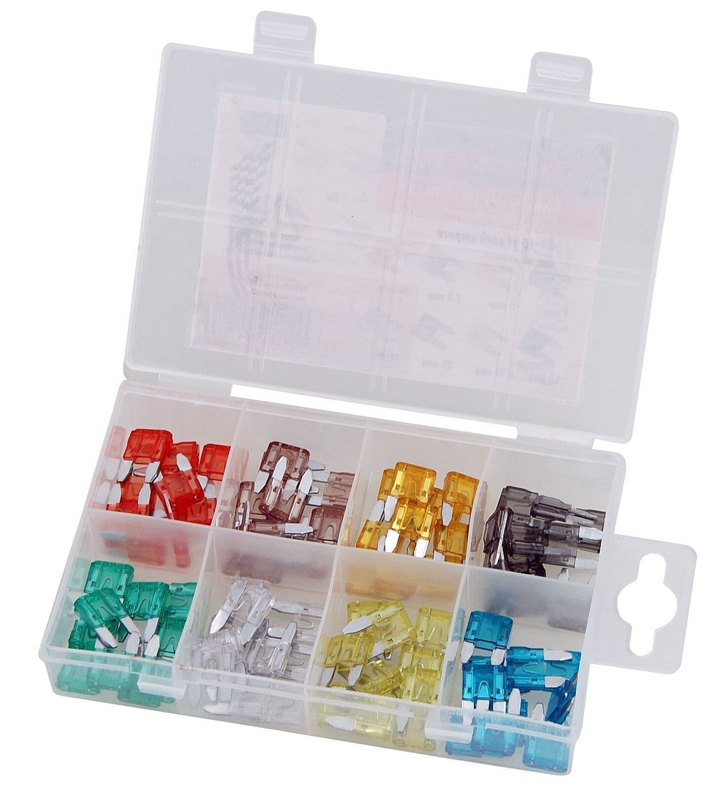 80 Mixed Mini Blade Car Fuses Set 2 5 7 5 10 15 20 25 & 30 Amp