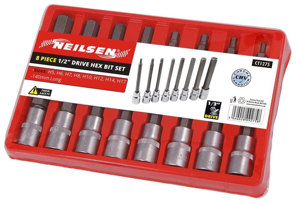 8Pc Extra Long Hex Bit 5 6 7 8 10 12 14 17 Mm Socket Set 1 2 X22 8pc-extra-long-hex-bit-5-6-7-8-10-12-14-17-mm-socket-set-1-2-x22