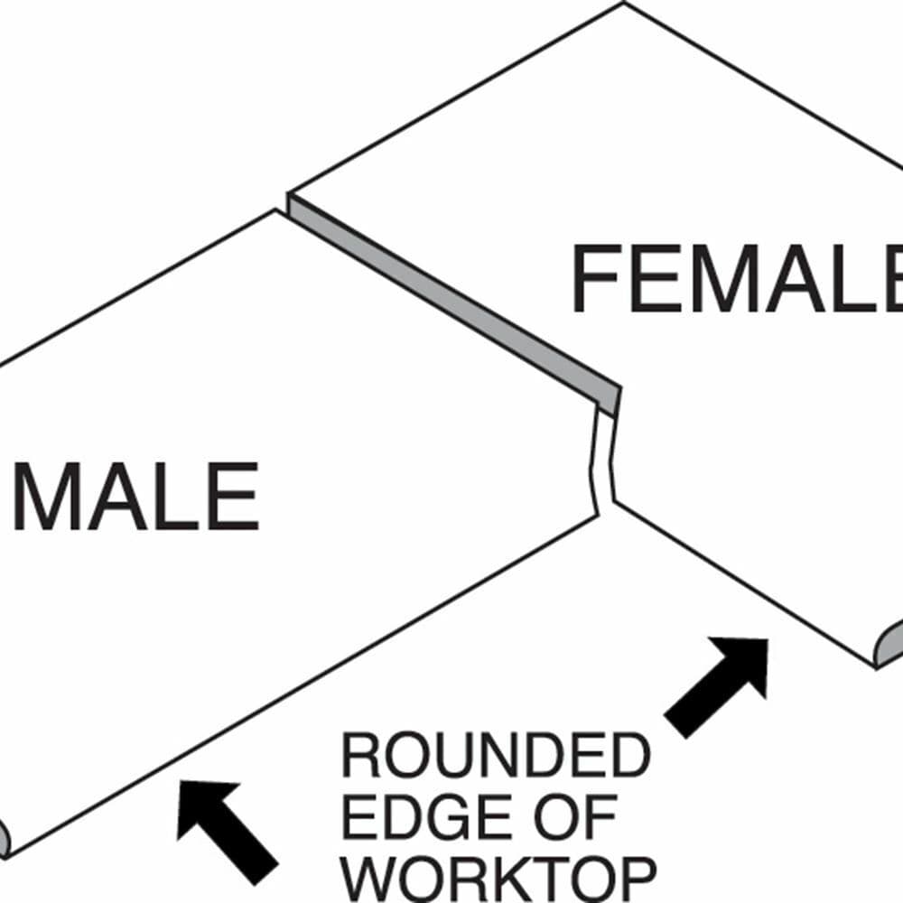 900mm Kitchen Worktop Router Jig With Guide Pins