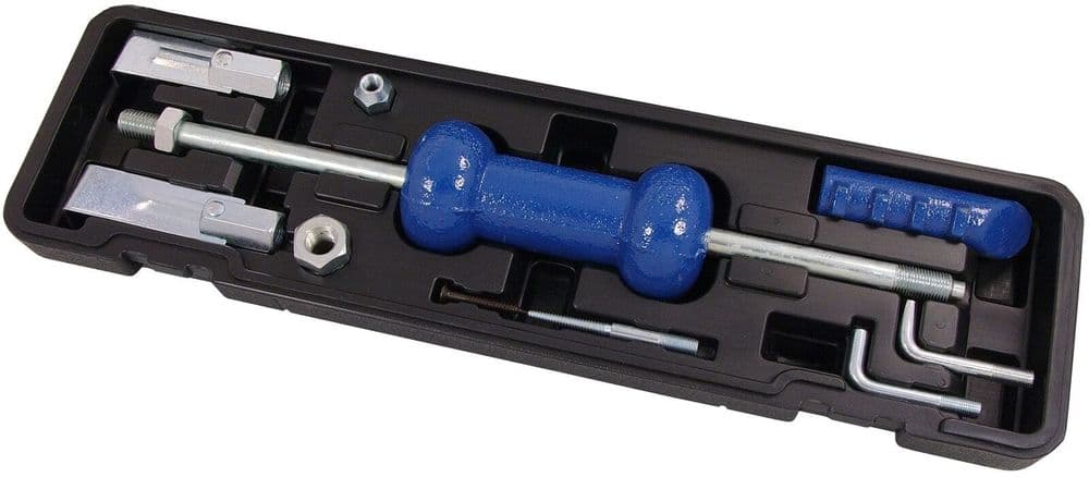 9Pc 5Lb Heavy Duty Dent Puller Slide Hammer Kit Body Shop Car Repair Tool