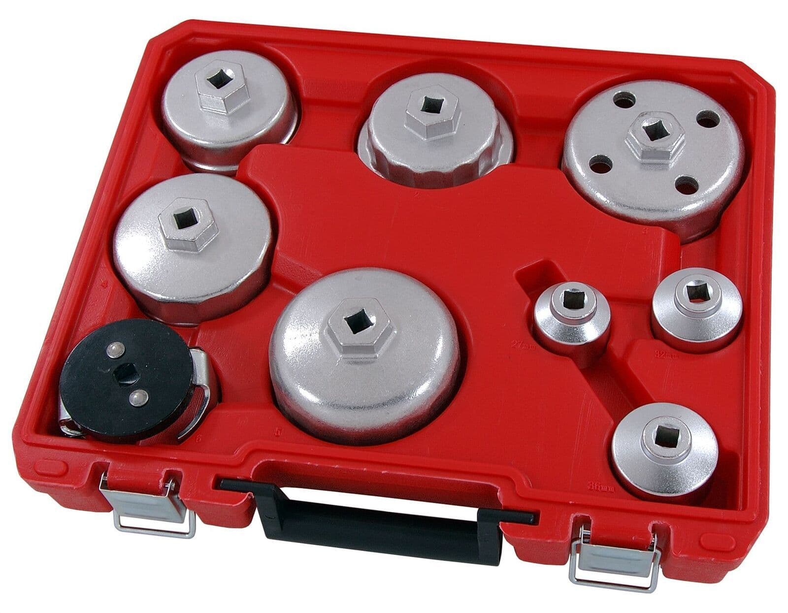 9Pc Oil Filter Cup Wrench Tool Set - Audi-Bmw-Mercedes-Renault-Ford-Vw ...