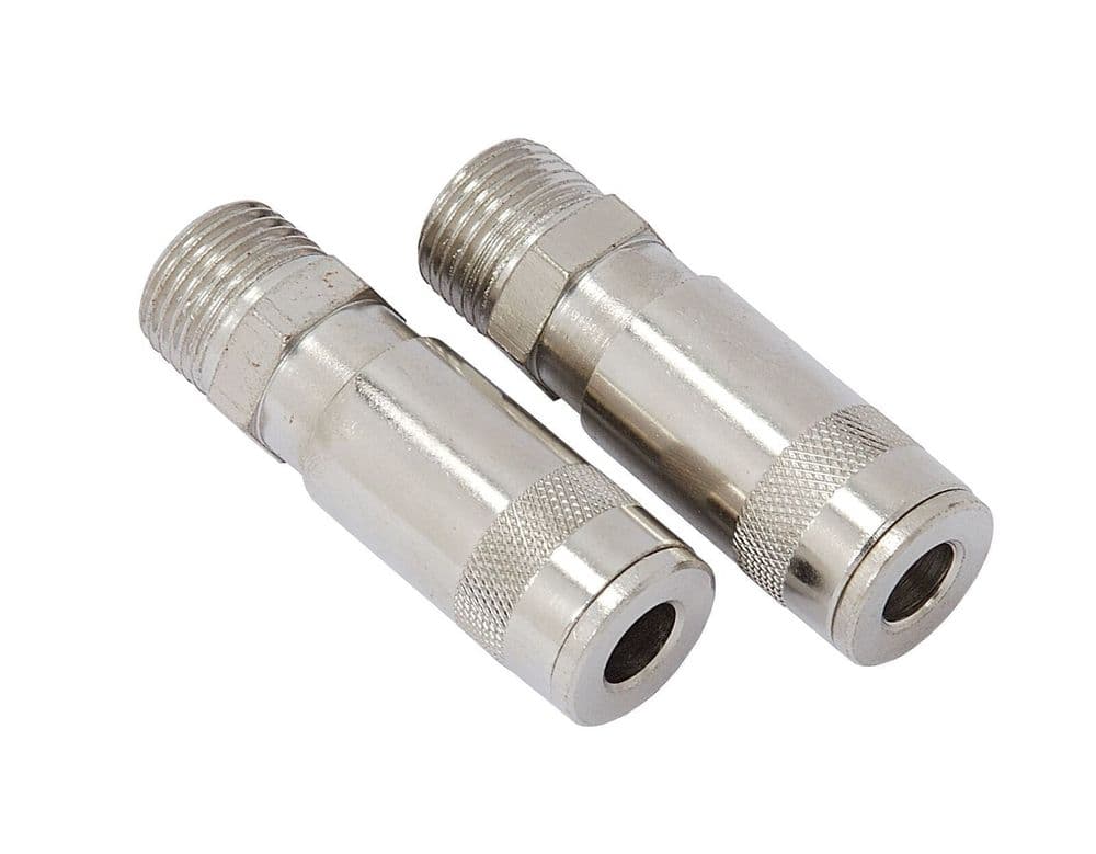 Air Line Hose Connector Fitting Male Quick Release 1/2" Inch Bsp Female 2Pc