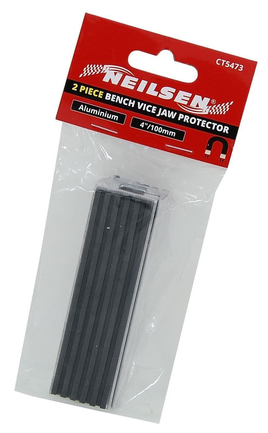 Aluminium Engineers Bench Soft Vice Jaw Protector 100mm 4" 2 Pcs