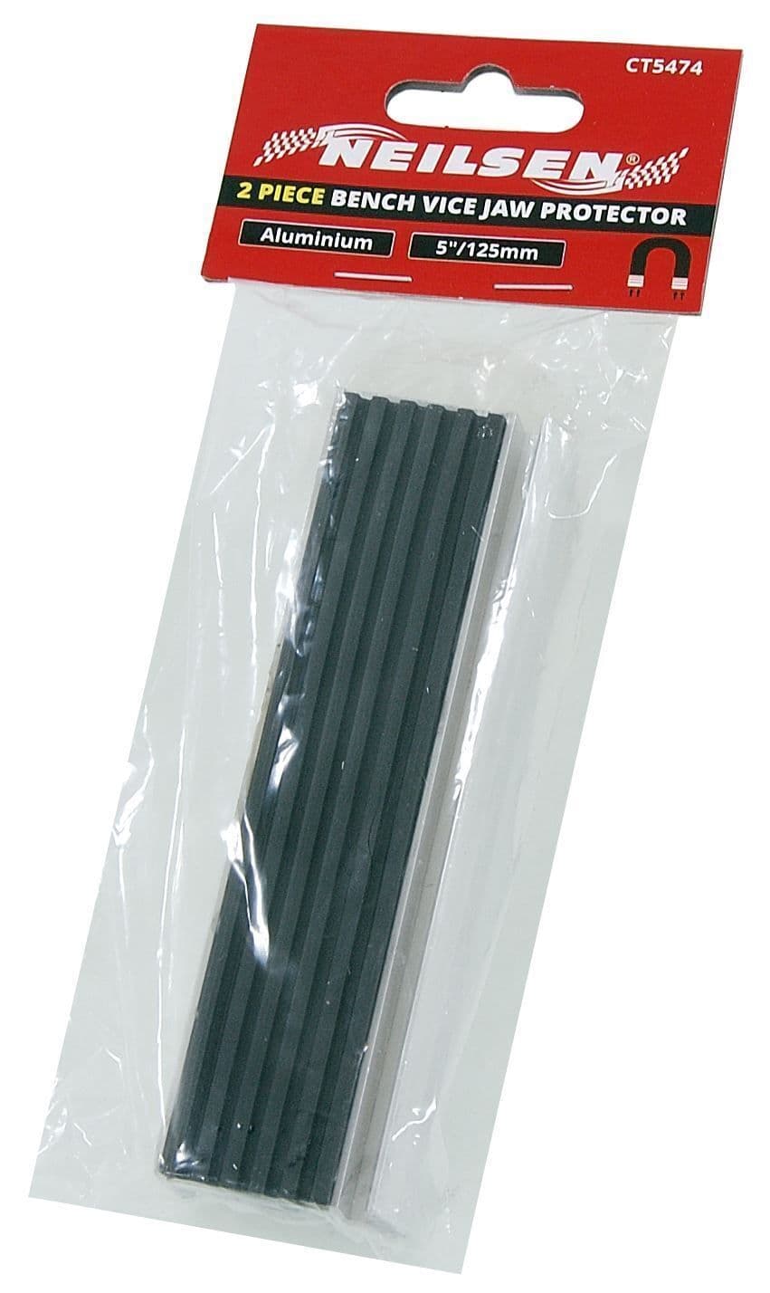 Aluminium Engineers Bench Soft Vice Jaw Protector 125mm 5" 2Pcs