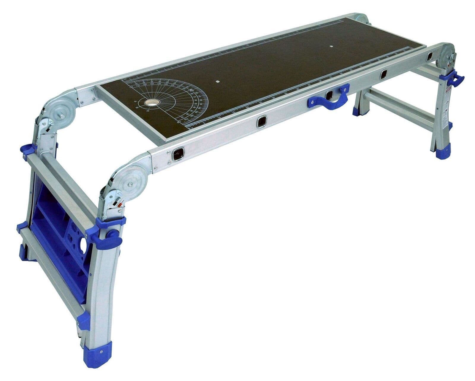 Aluminium Folding Work Platform Step Ladder