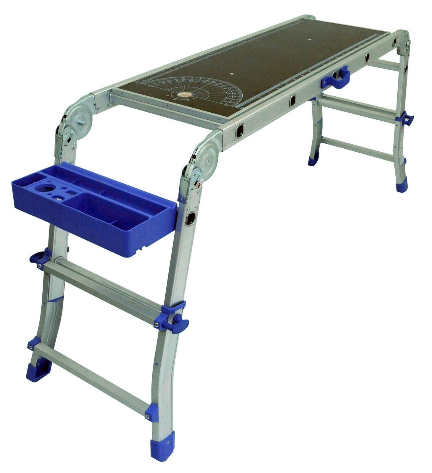 Aluminium Folding Work Platform Step Ladder
