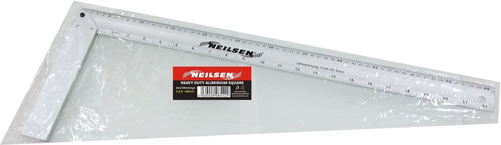 Aluminium Measure Tri Try Square Right Angle - 24 Inch