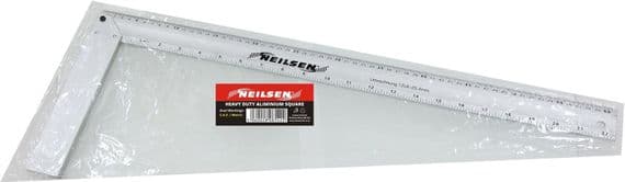 Aluminium Measure Tri Try Square Right Angle - 24 Inch